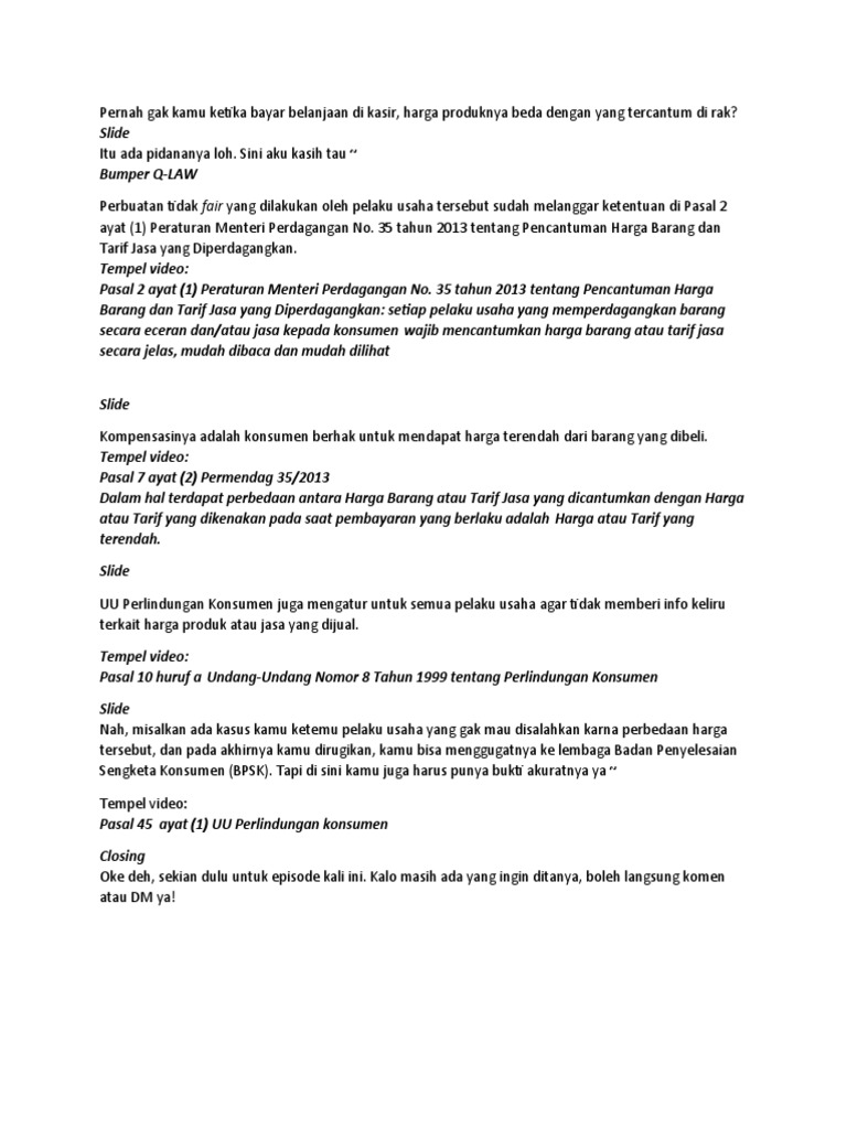 Harga Label - Fix Script (Genta) | PDF