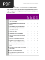 Friendship Questionnaire | PDF