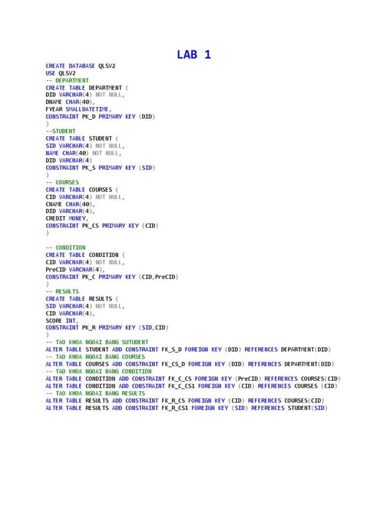 Lab 1 | PDF | Computing | Data Model