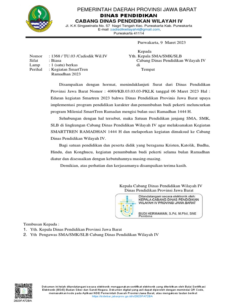 SmartTren Ramadhan 2023 | PDF
