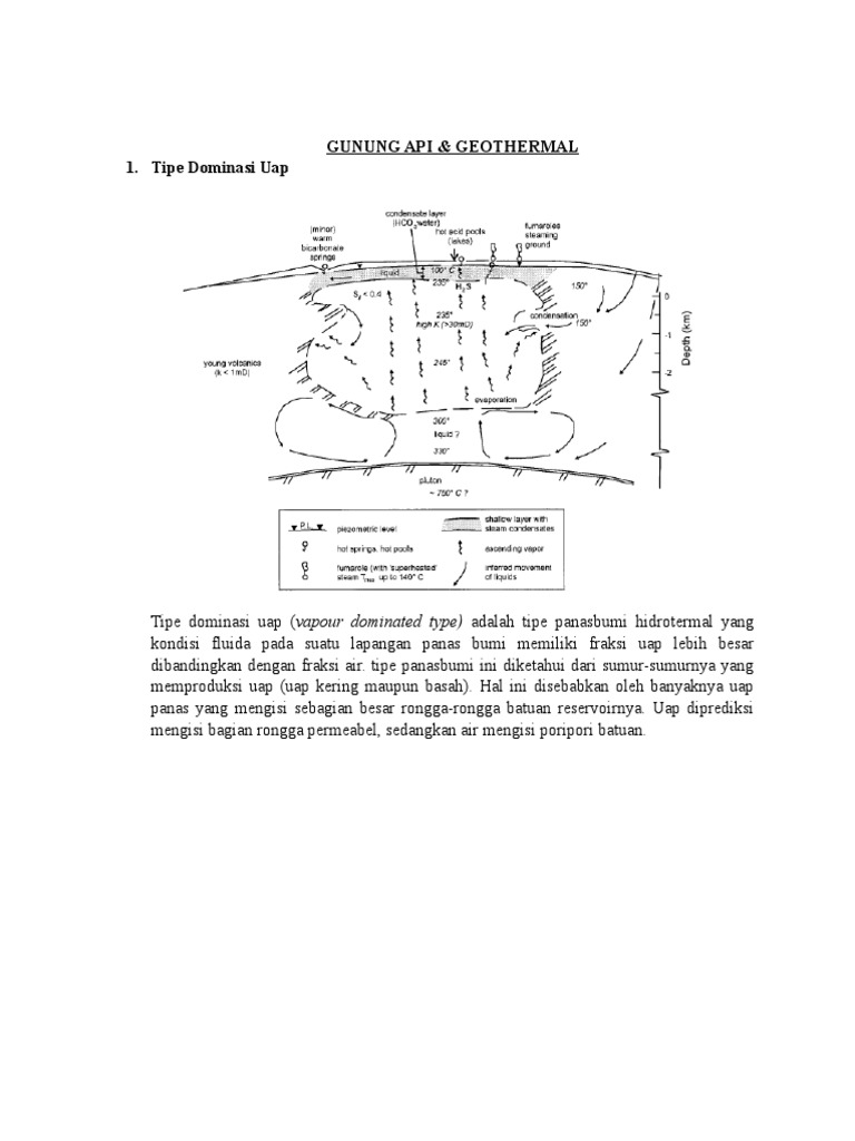 Tipe Dominasi Uap & Dua Fasa | PDF