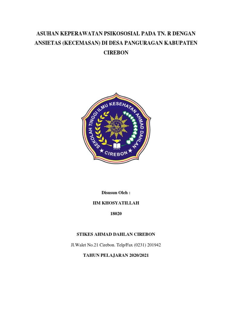 Asuhan Keperawatan Jiwa Ansietas | PDF