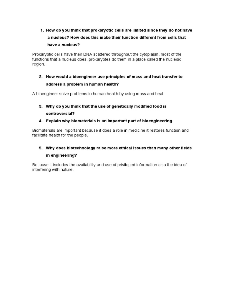 Unit 7 Critical Thinking Questions | PDF