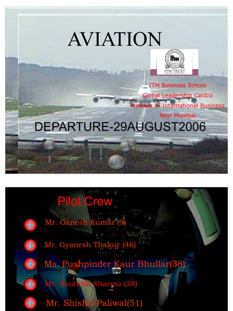 Aviation Project | PDF | Airlines | Airplane
