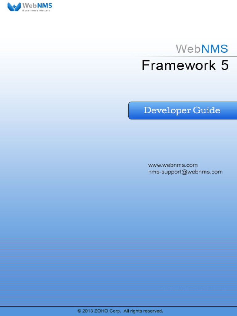 WebNMS Framework 5.2 Developer Guide | PDF | Computer Architecture | Computer Programming