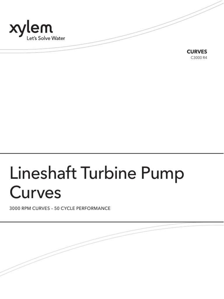 Xylem Vertical Turbine Pump Curves | PDF | Business