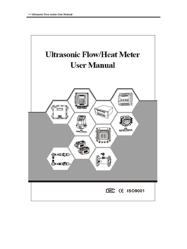KFL-USF Series User Manual | PDF | Flow Measurement | Menu (Computing)
