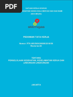 00 Pedoman MSTK Pertamina Gas Rev.1 2017 | PDF
