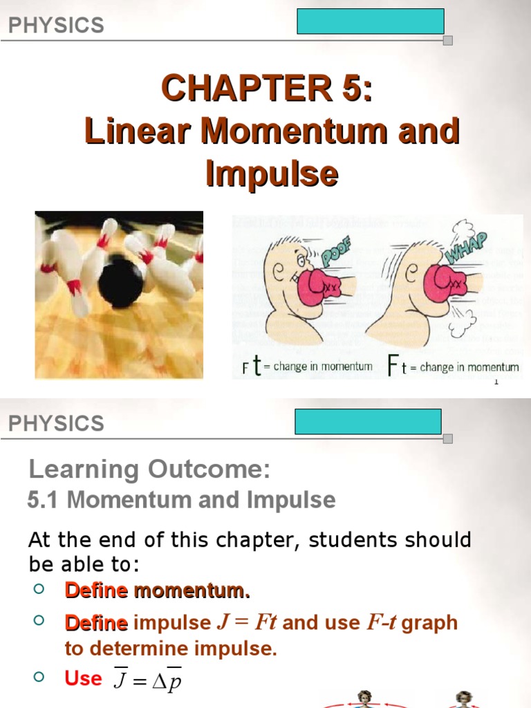 5 - Momentum and Impulse | PDF | Collision | Momentum