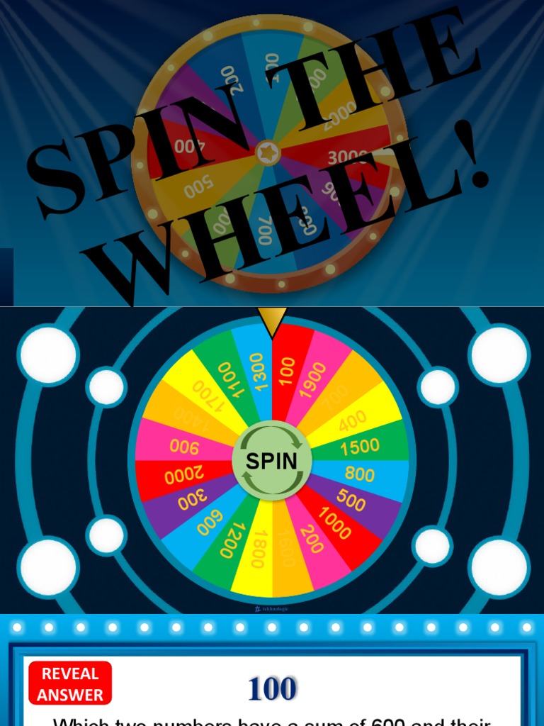 Week 14 - Game - Spin The Wheel (Math Review) | PDF | Sneakers ...