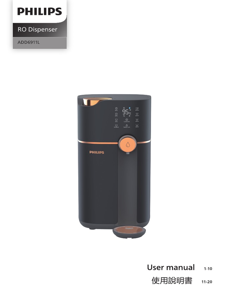 Philips ADD6911L RO Water Dispenser Manual | PDF