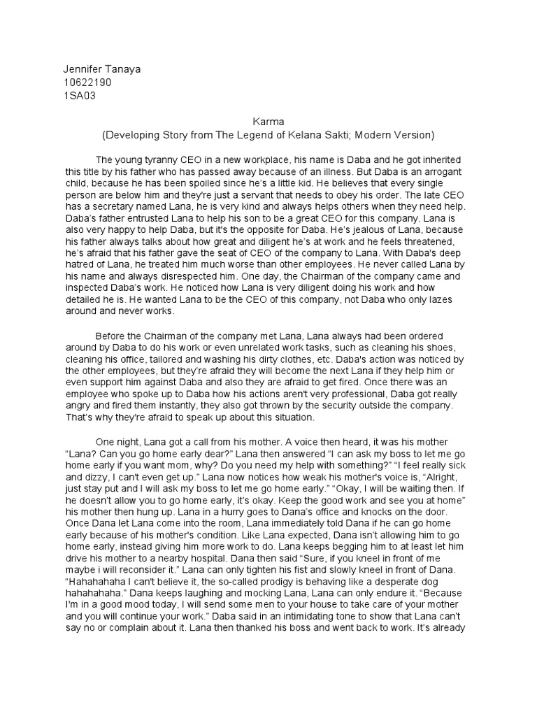 REVISED ESSAY 4-Jennifer Tanaya | PDF