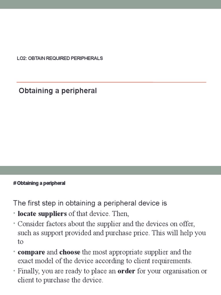 Connect HW Peripher LO2 | PDF | Computer Hardware | Computer Keyboard