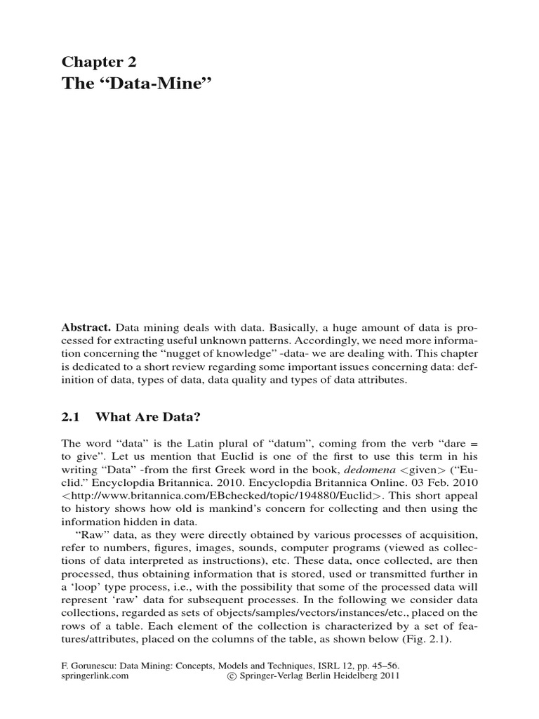 Data Mining Part 02 Eng | PDF | Random Variable | Statistics