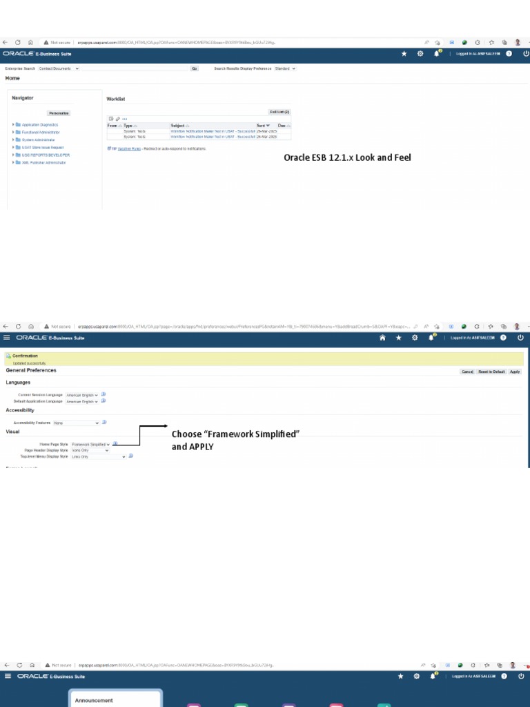 Oracle Fusion Look and Feel in Oracle EBS 12.2.x | PDF