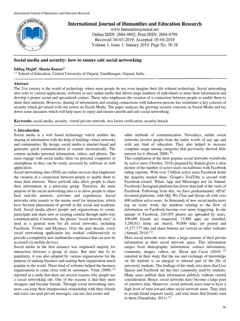 Social Media and Security: How To Ensure Safe Social Networking ... Social Media and Security: How To Ensure Safe Social Networking ...