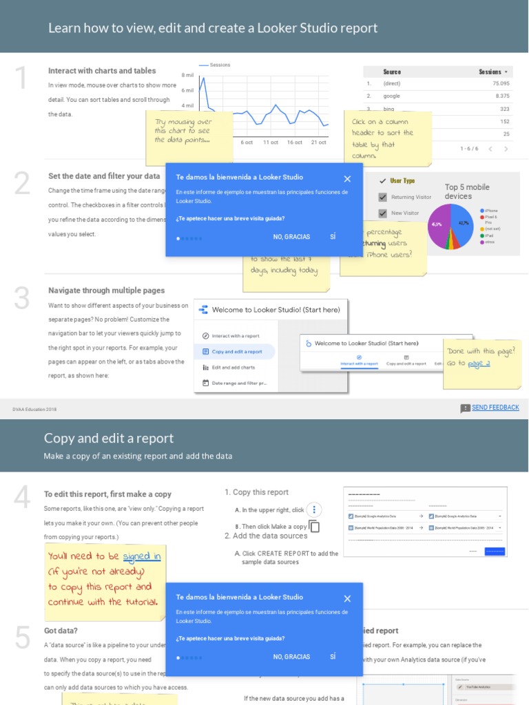 Tutorial Looker Studio | Download Free PDF | Computing | Software