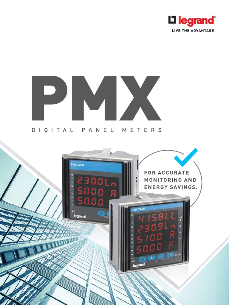 PMX Digital Panel Meters Catalogue - Without Price | PDF | Power Supply | Bit Rate