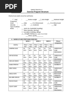 NASM OPT Programming Template (PDF, 39k) | PDF | Strength Training ...