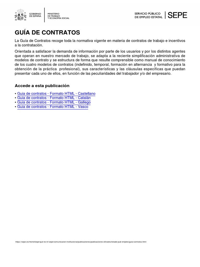 Guía de Contratos | PDF