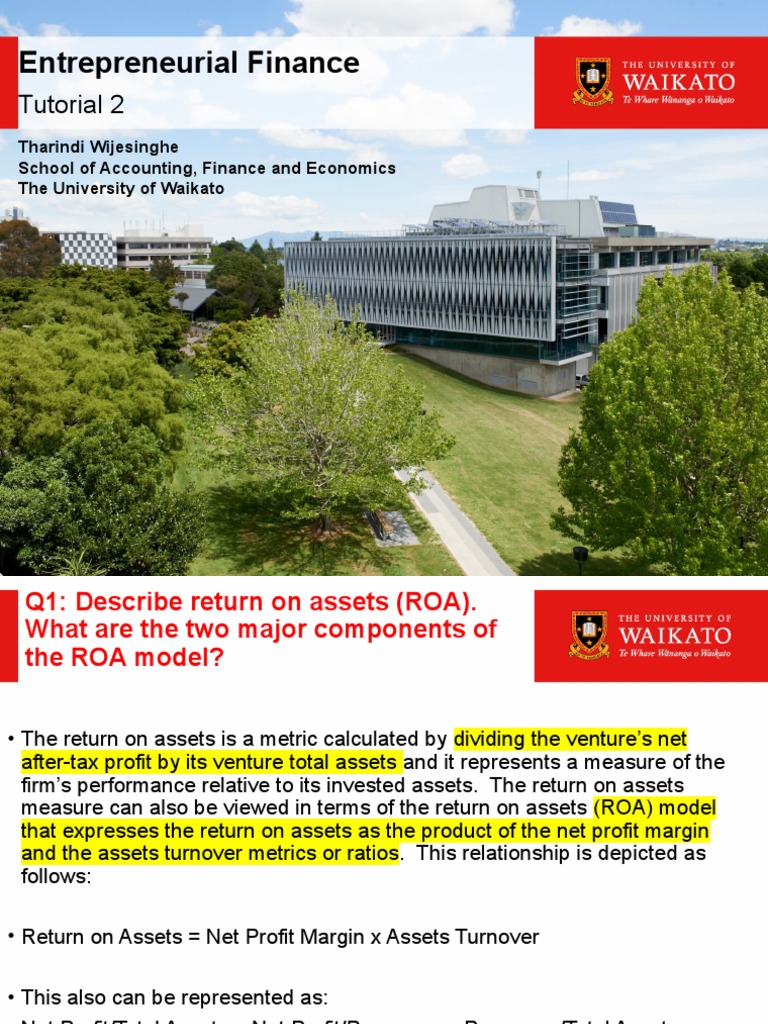 Tutorial Week 2 Solution | PDF | Revenue | Net Income