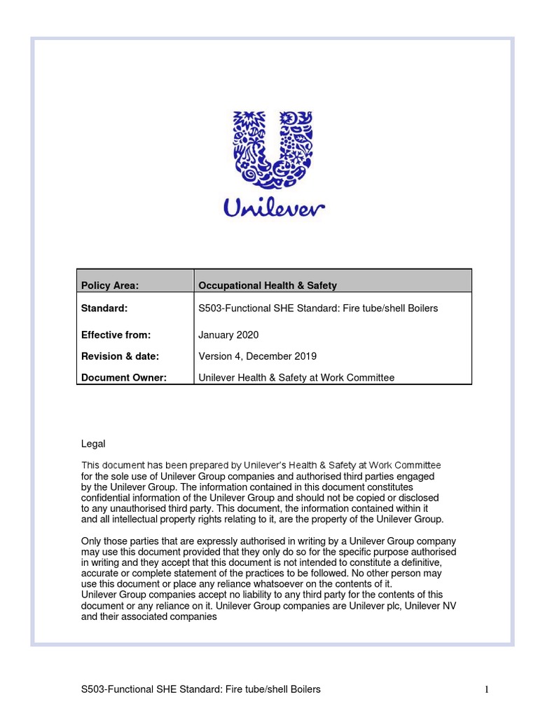 S503-Functional SHE Standard - Fire Tube-Shell Boilers - Version - 04 ...