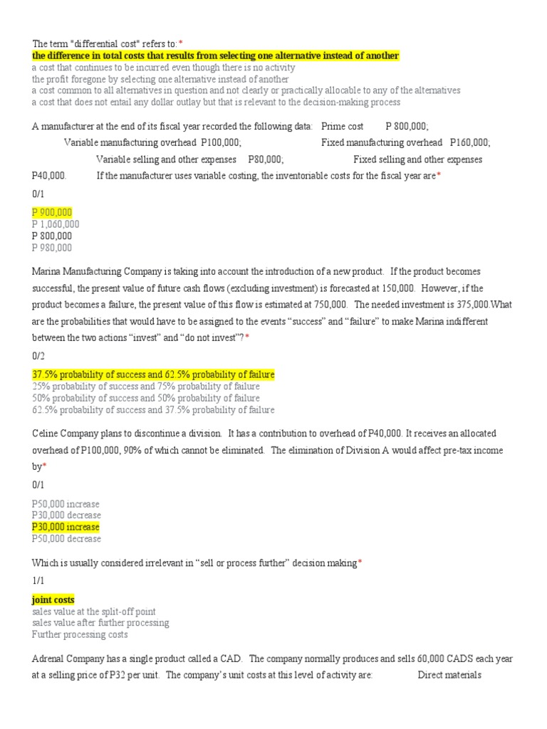 Strat Cost | PDF | Inventory | Cost