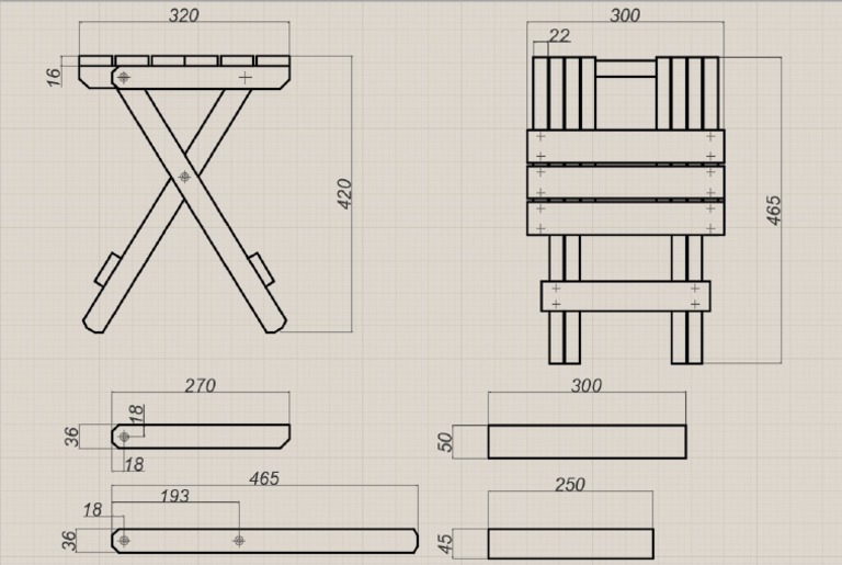 Складной стол своими руками | PDF