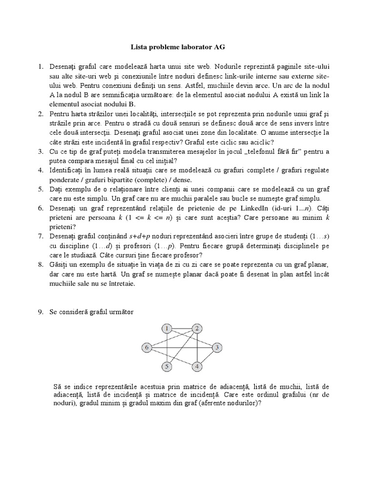 Probleme Algoritmi Grafuri | PDF