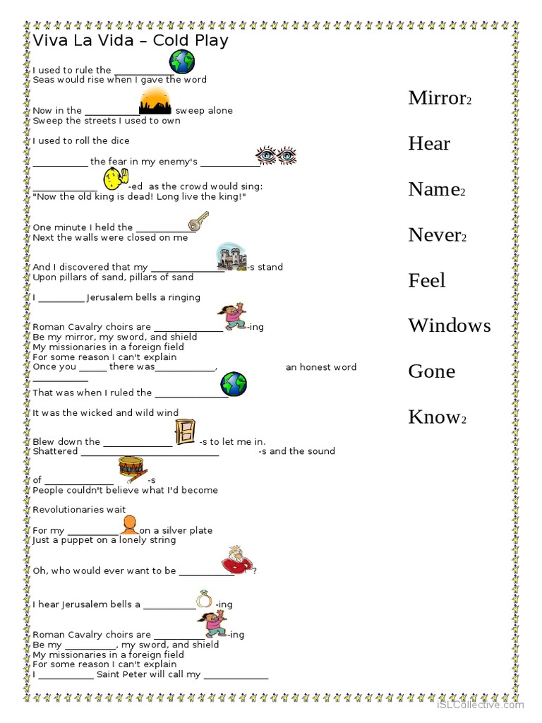 Viva La Vida - Cold Play | PDF