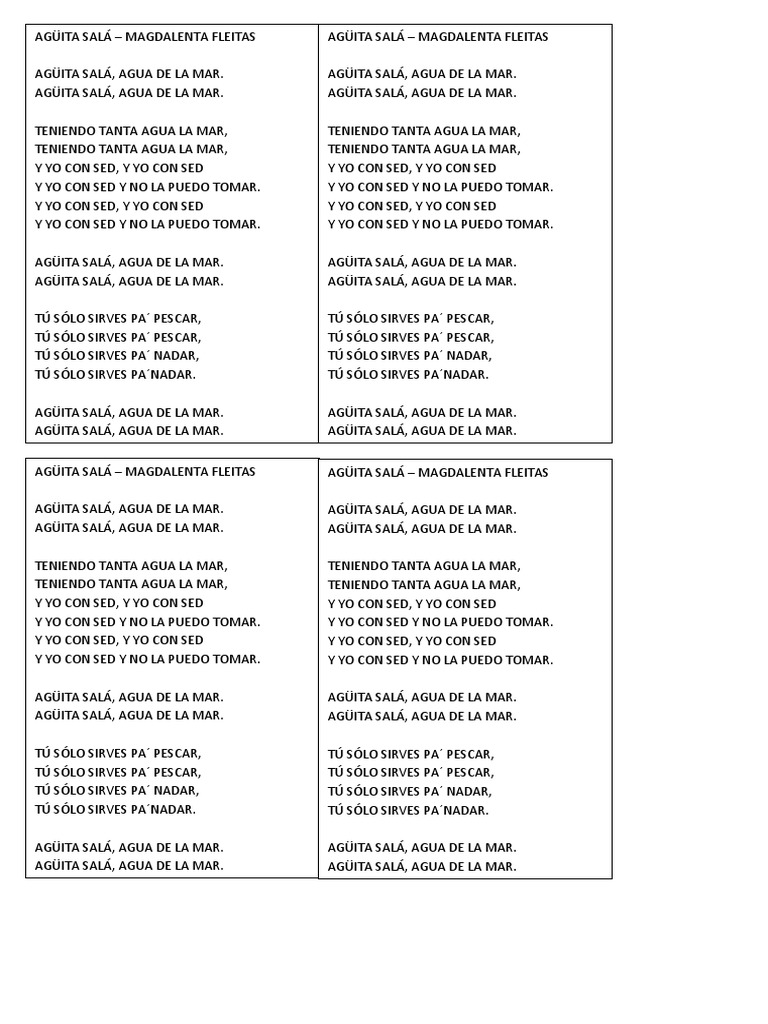 Agúita Sala | PDF