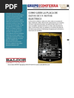 Frame de Motores Eléctricos: Definición y Normas | PDF