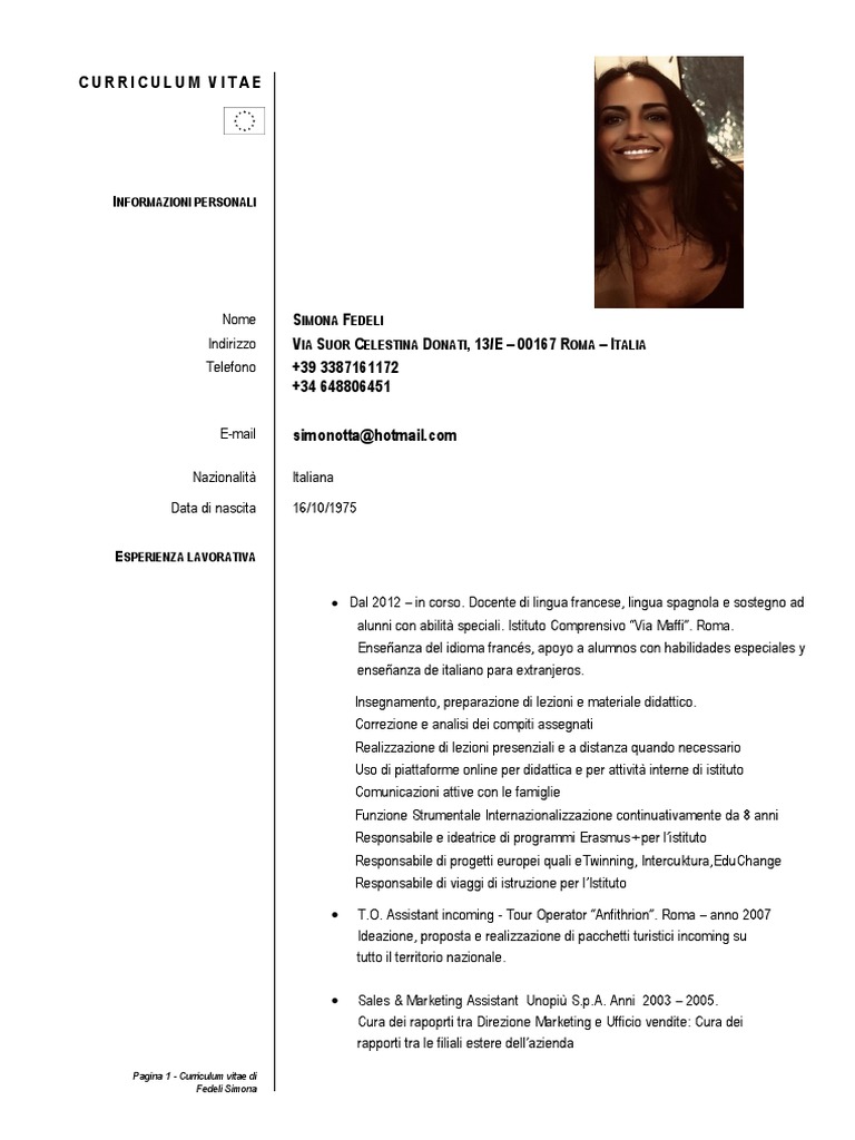 CV Simona | PDF