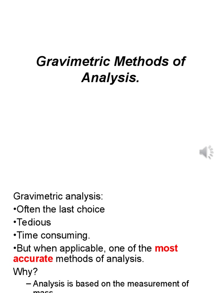 Gravimetric Analysis - Tagged | PDF | Stoichiometry | Precipitation ...