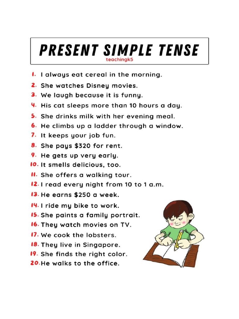 Present Simple Practice | PDF