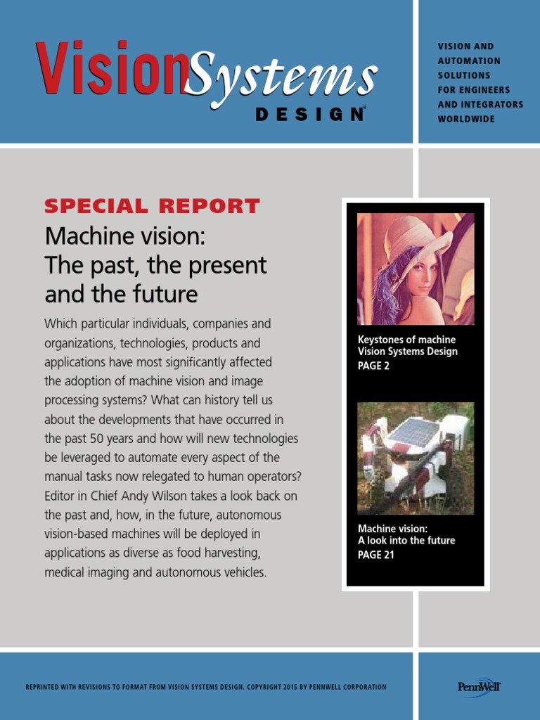 Machine Vision - The Past, The Present and The Future | PDF ...