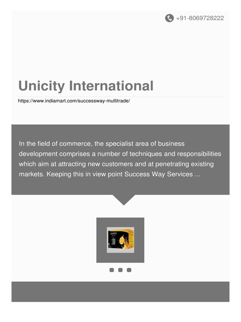 Unicity International | PDF
