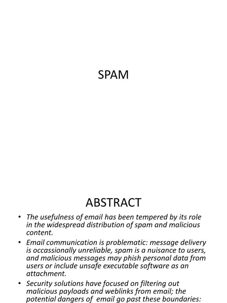 SPAMBOT | PDF | Email Spam | Spamming