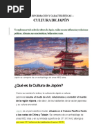 Cultura Japonesa | PDF | Japón | Tradiciones