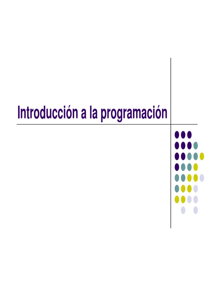 Introduccion A La Programacion IV | PDF | Algoritmos | Informática