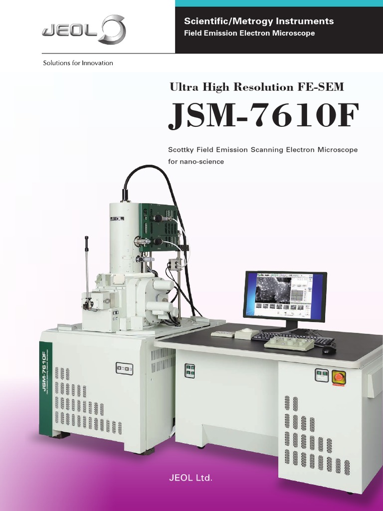JEOL JSM-7610F FE-SEM Overview | PDF