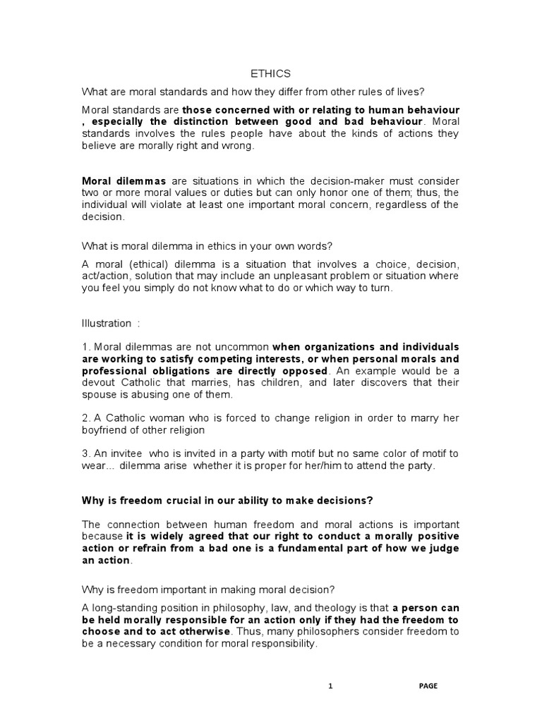 Ethics Midterm Coverage | PDF | Virtue | Morality