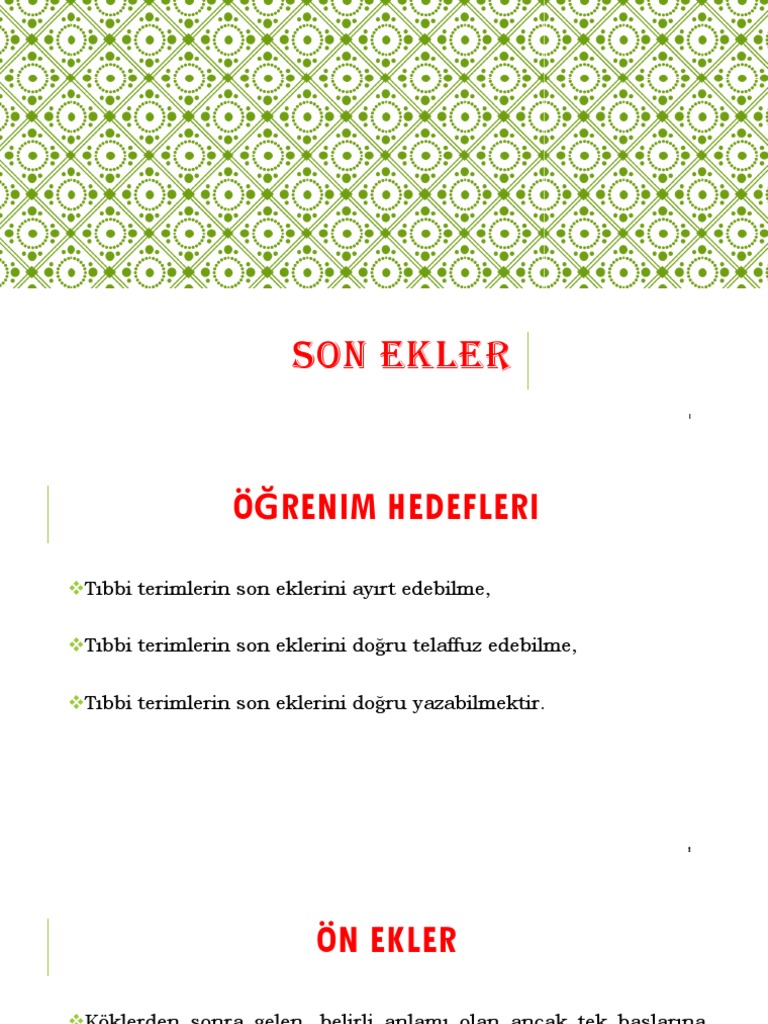 4 - Son Ekler | PDF