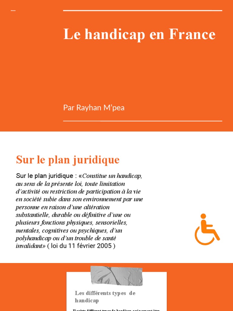 Handicap | PDF | Invalidité | Handicap mental
