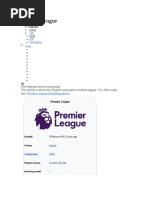 The Premier League | PDF | Premier League | English Football League