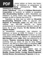 Ang Telebisyon | PDF
