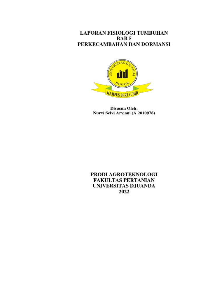 Dormansi Tanaman | PDF