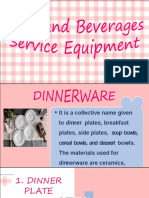Identifying and Selecting Dinnerware, Holloware, Linen | PDF | Tableware | Cuisine