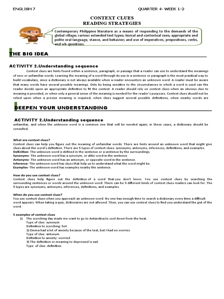 English-Module - 1-2 | PDF | Reading Comprehension | Linguistics