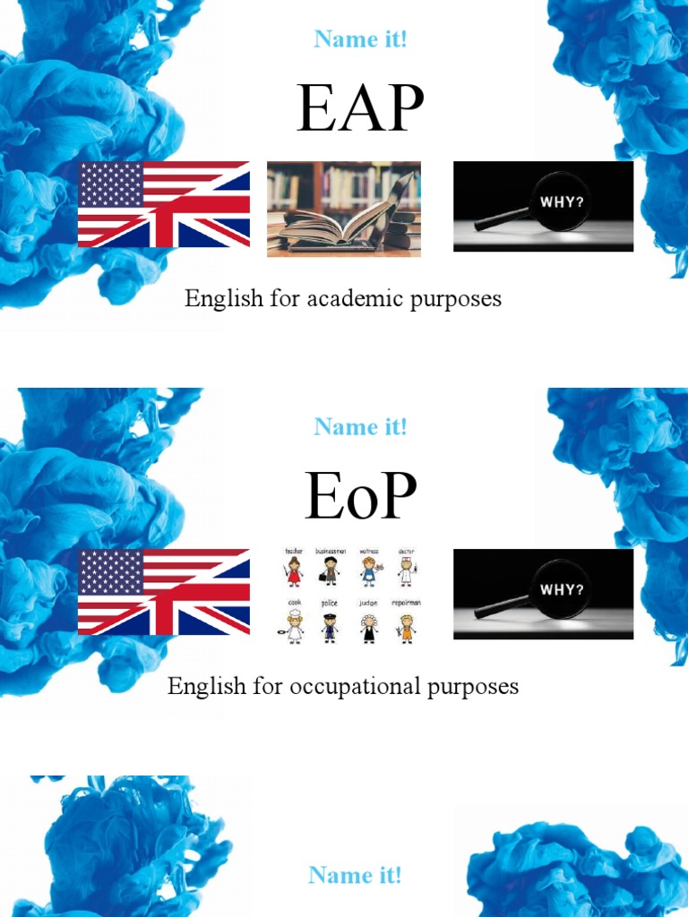 Types and Characteristics of ESP | PDF | English Language | Simulation